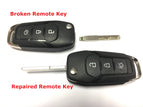 Repair service for Ford Fiesta MK8 3 button remote flip key 2017 2018 ...